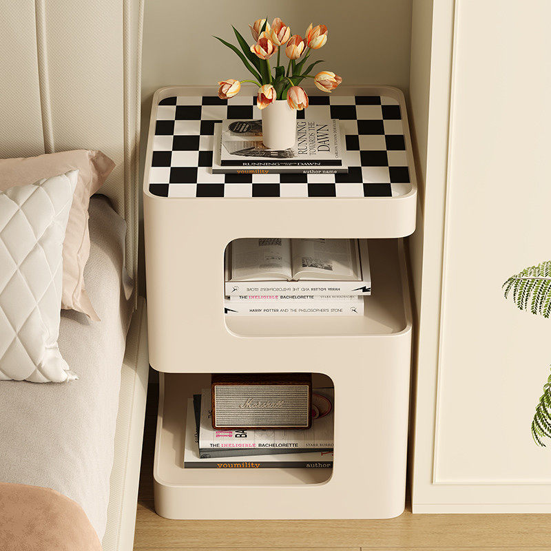 轻奢边几沙发边柜客厅小户型简约现代迷床头柜小茶几创意你高级感-Taobao