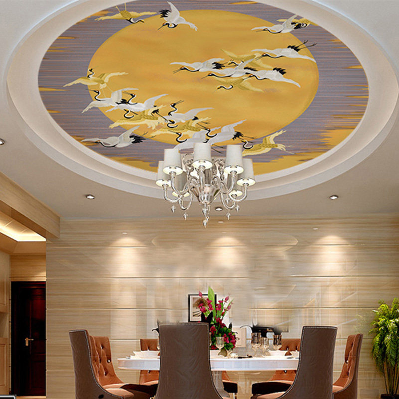 [USD 15.42] Chinese Light and Luxury Xianhe Wenzhen Temple Mural ...