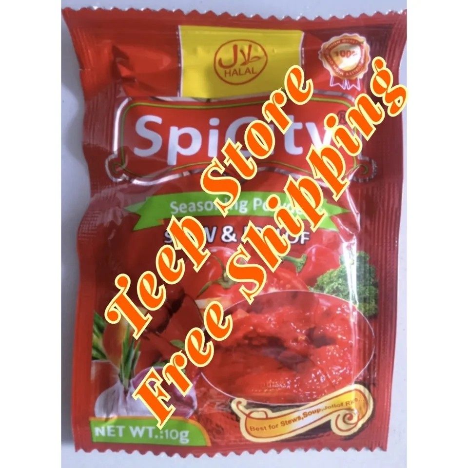 SpiCity Seasoning Powder FRIED RICE 10g：非洲风味的味蕾探险，让你在家也能轻松搞定地道美食！-薄荷叶-淘宝百科网