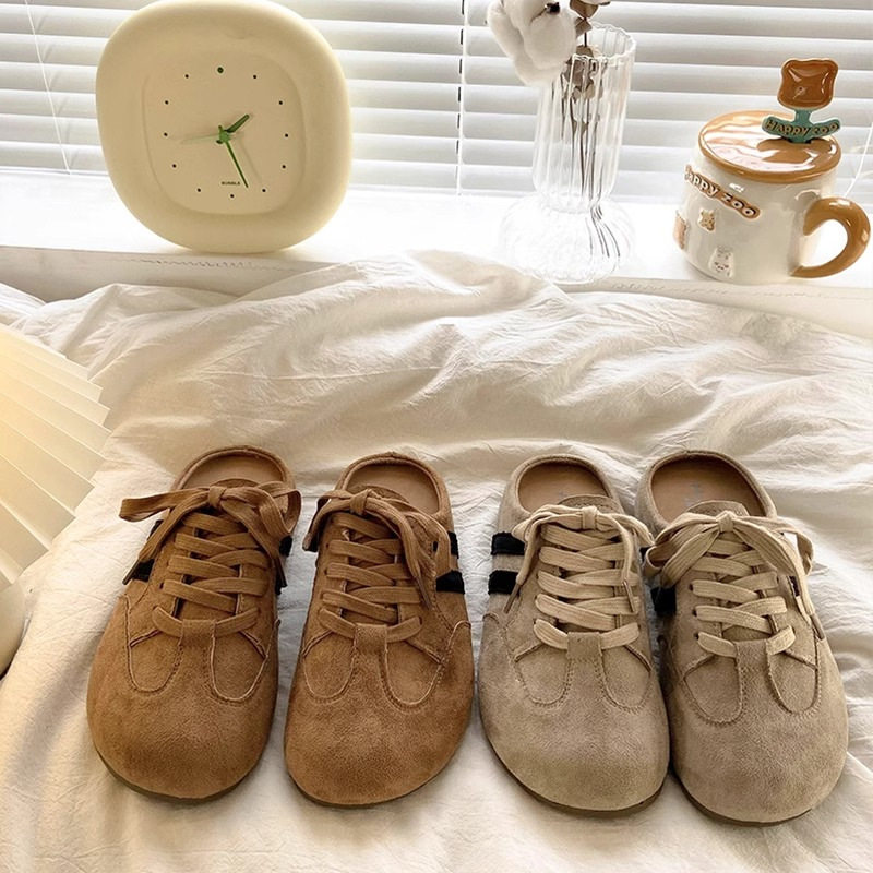 日本STELU复古系带厚底勃肯鞋：2025新款，舒适无后跟德训半拖鞋，潮流新宠儿！-勃肯鞋-淘宝好物网