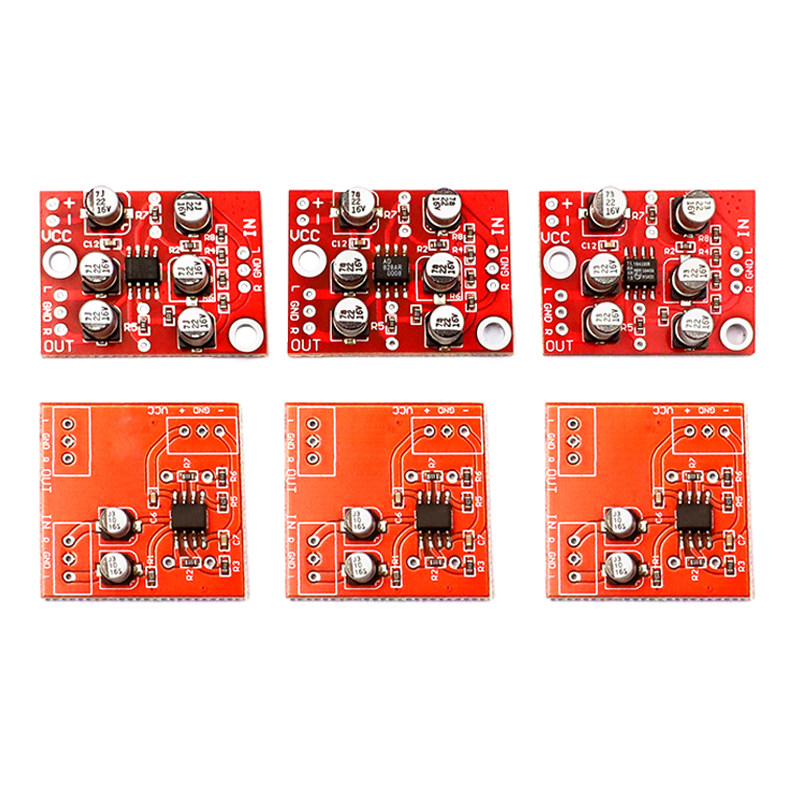AD828 NE5532 TDA1308 Audio Amplifier Module Op Amp Preamplifier Board