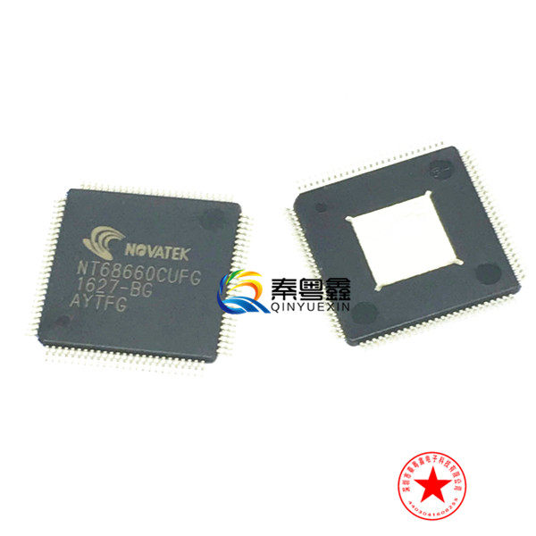 NT68660CUFG QFP-100 NOVATEK 液晶显示屏驱动芯片IC 全新原装