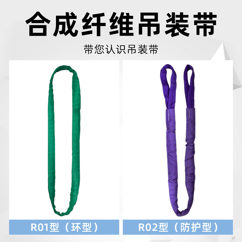 河北巨力索具高强度柔性圆形吊装带R01/R02：3吨/5吨合成纤维起重神器，安全高效的选择！-吊装带-淘宝百科网