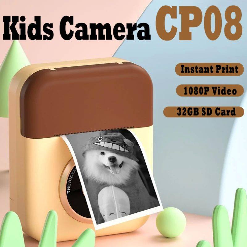 Children camera cp08: instant printing with dual lenses, how can ...
