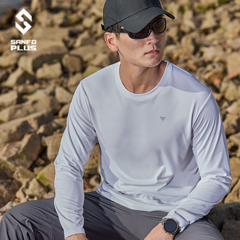 SANFO PLUS轻锋Polartec长袖速干T恤，运动通勤两不误？一文带你解锁时尚与科技的完美碰撞！-户外休闲衣-淘宝好物网