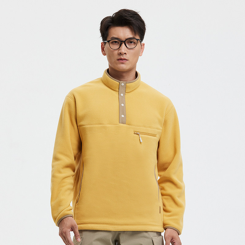 SANFO PLUS野趣Polartec抓绒半开衫：🔥户外保暖新宠，冬季运动必备神器！🌟-抓绒衣-淘宝好物网