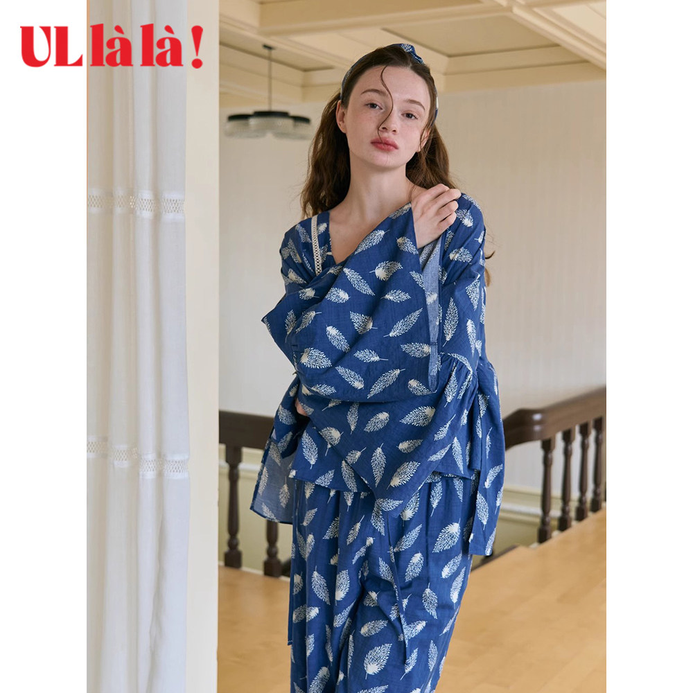 Ullala乌拉拉韩国进口家居服：夏日里的温柔拥抱，减龄又舒适！-睡袍-淘宝好物网