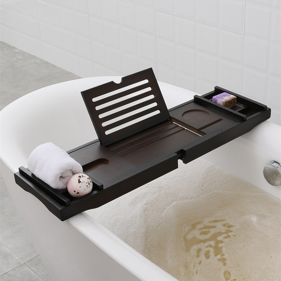 Best selling bathtub rack is here! european-style bamboo retractable ...