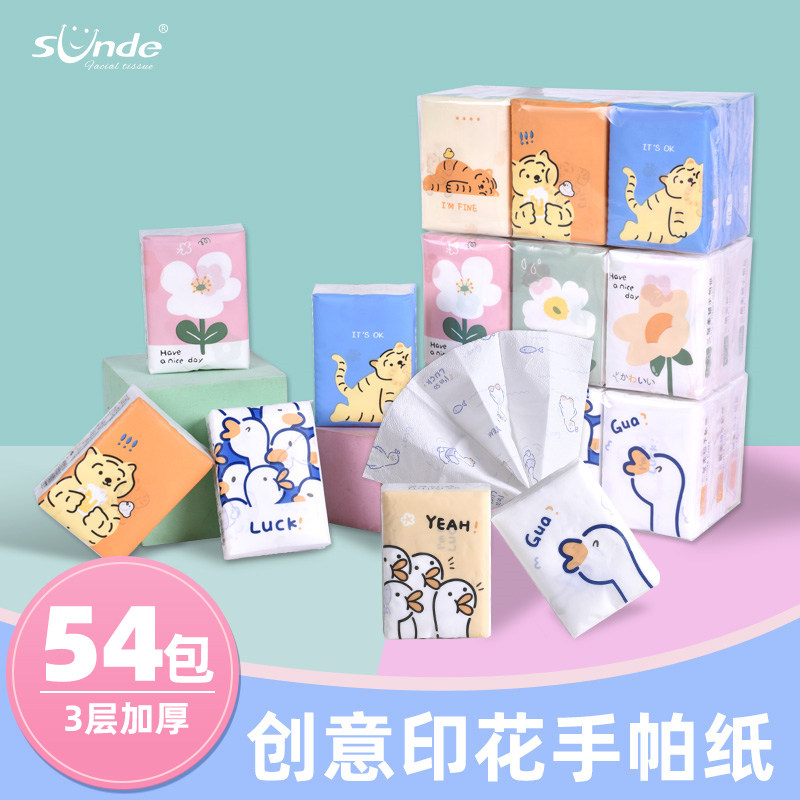 Super cute sunde handkerchief paper, a cute handy gadget that you can ...