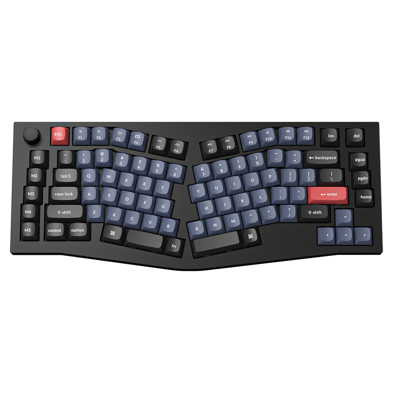 KeychronQ10客製化有線機械鍵盤Alice87鍵Gasket結構熱插拔鋁坨坨