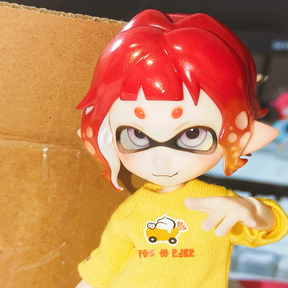 喷射战士3头壳gsc喷喷3ob11头发烤鱿鱼短发splatoon3-Taobao