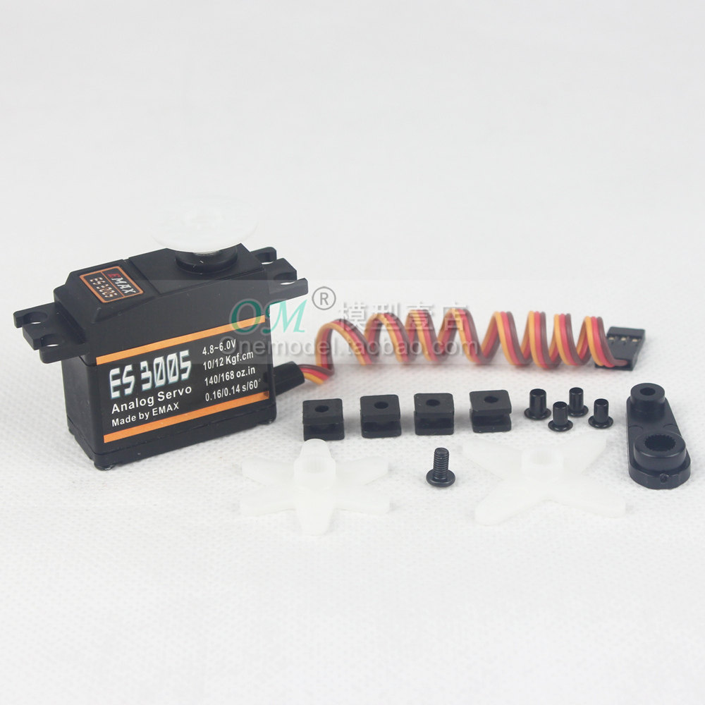 ※OM模型※大固定翼 模型車 船適用/銀燕ES3005 42g金屬防水舵機-Taobao