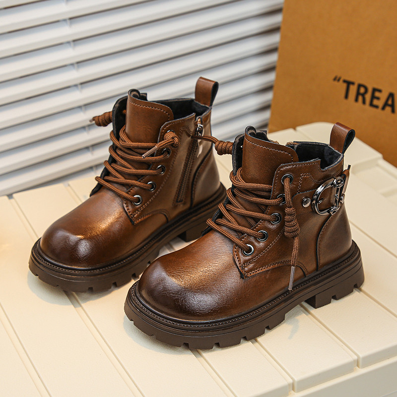2025 new boys' martin boots - fleece lined for winter! essential kids ...