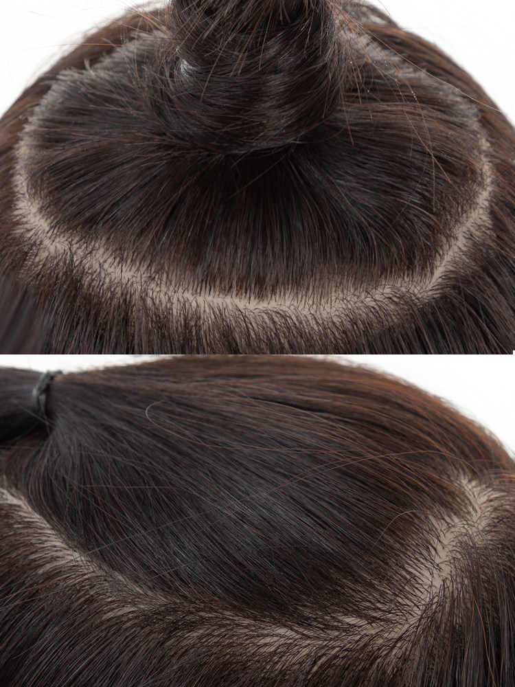 [USD 587.32] Full Handmade Double Needle Big Scalp Randomly Split Full ...