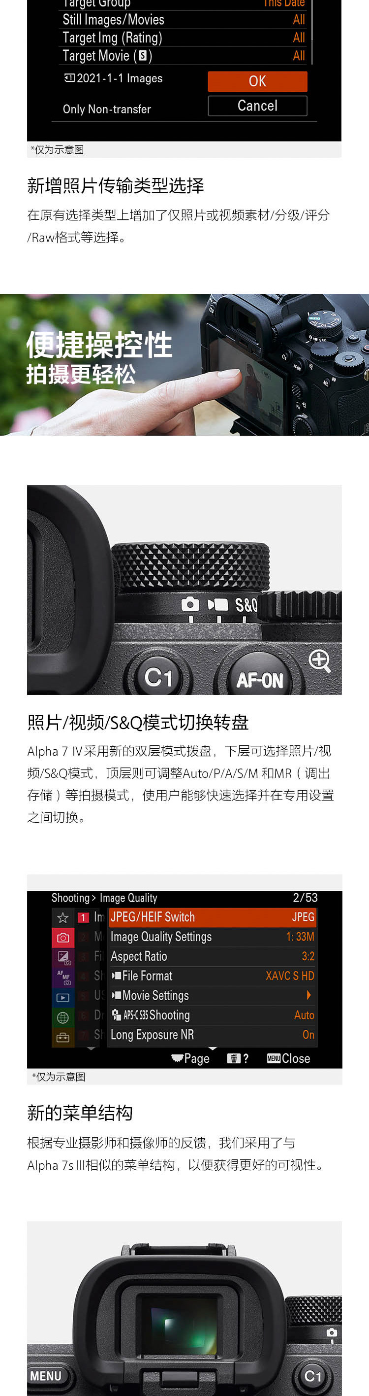 现货国行正品Alpha 7 IV ILCE-7M4 A7M4全画幅微单相机约3300万-阿里巴巴