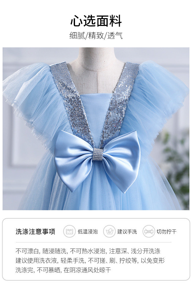 Children's summer dress girls gauze princess dress flower girl girl ...