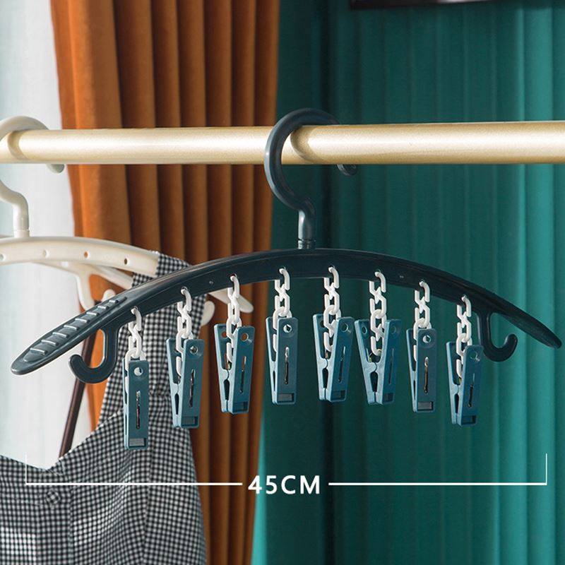 [USD 13.24] Multi-clip Drying Rack Home Drying Sock Rack Student ...