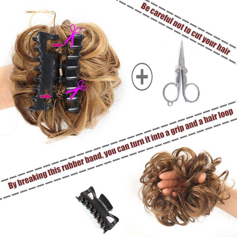 MEIFAN Synthetic Claw Chignon Hair Bow Little Hair Bun Donut：一款兼具实用与美学的 ...