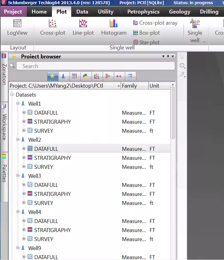 测井解释软件 Techlog 2015/2023/2022/2018 送视频教程 Demo数据