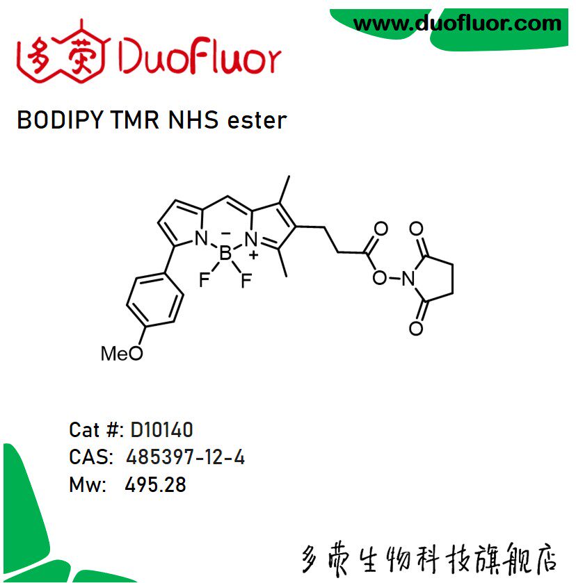 荧光染料BODIPY TMR NHS 485397-12-4 BDP TMR NHS 活化酯 D10140