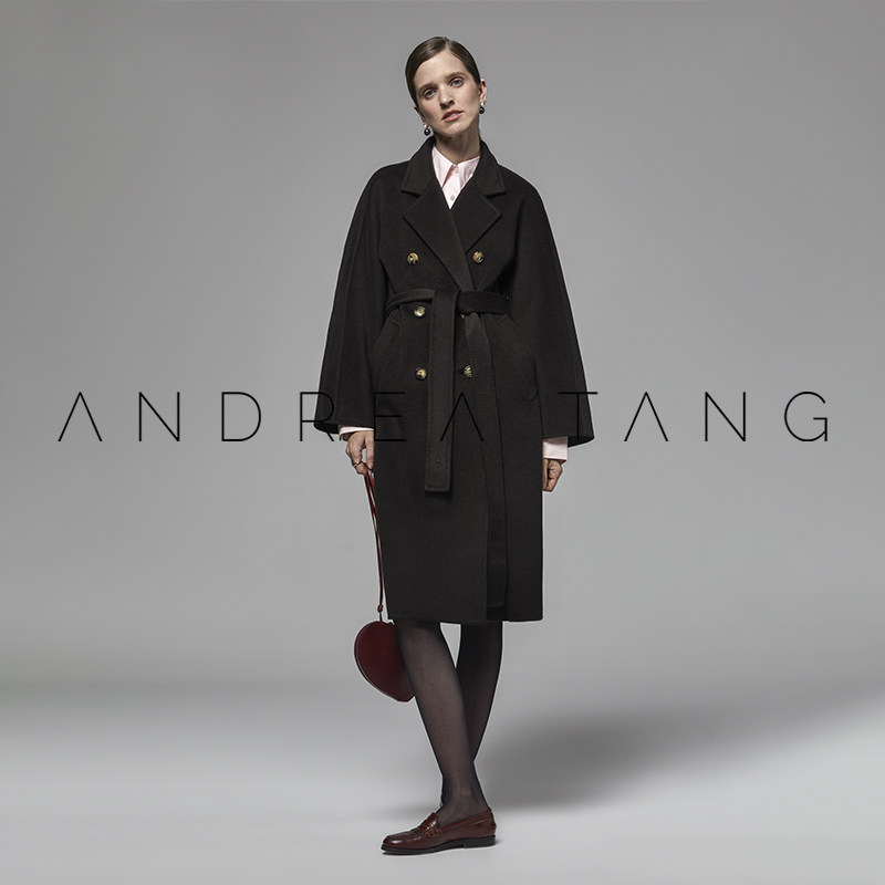 Andrea Tang CAROL双排扣羊毛双面呢大衣：秋冬时尚界的扛把子，你值得拥有！-毛呢外套-淘宝好物网