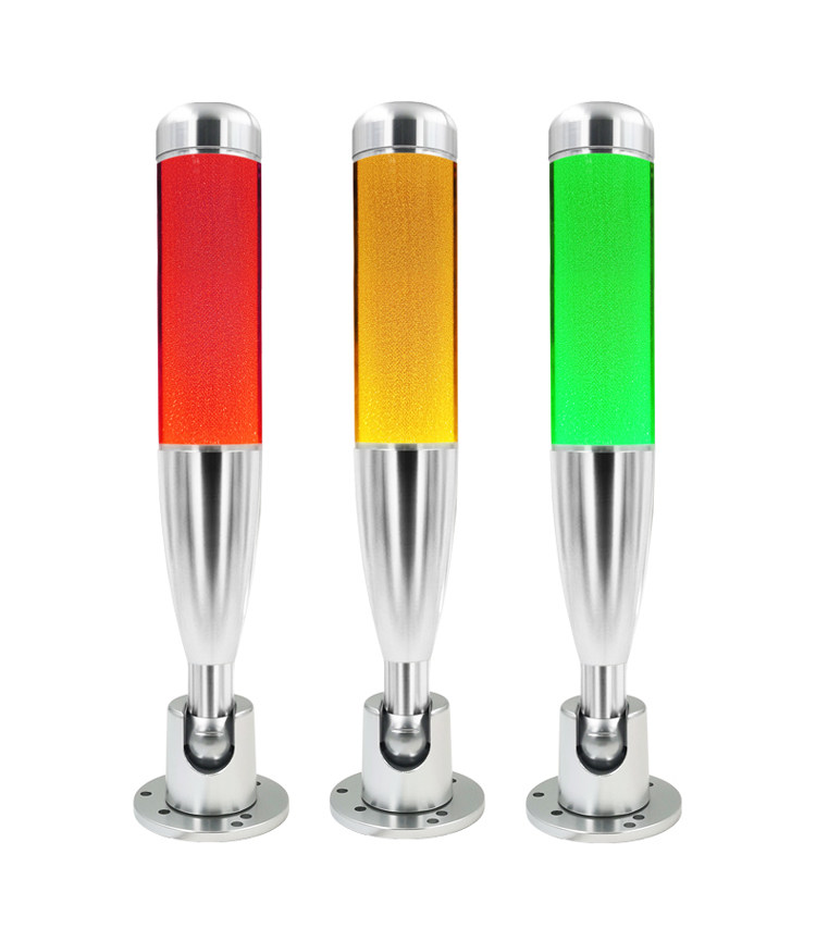 OJ-Q4L-1A02FF-RYG欧洁led三色报警器机床信号警示灯数控三色灯铝