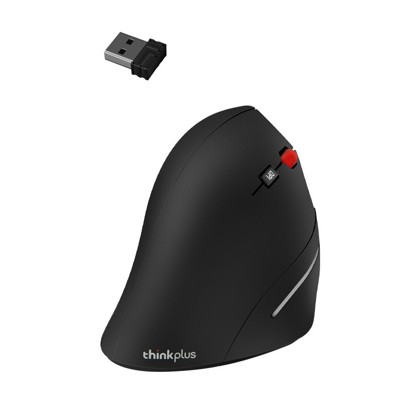 [USD 38.99] Lenovo ThinkPlus Ergonomic Wireless Mouse Side Grip ...