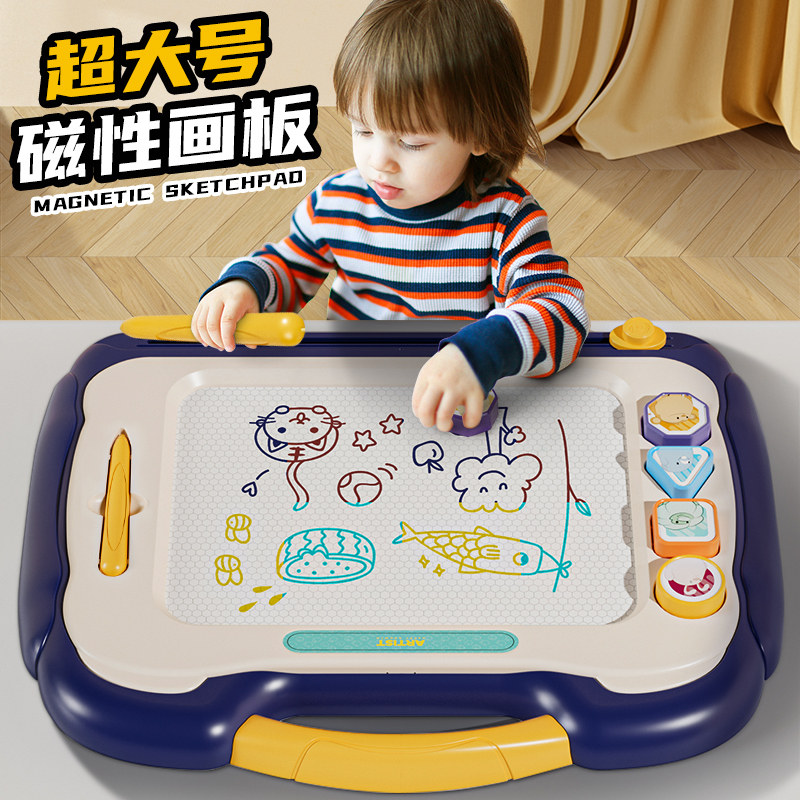 A magnetic writing board that even one-year-old babies can play with ...
