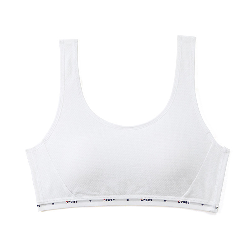 Flower blossoming girl underwear vest junior high school student bra ...