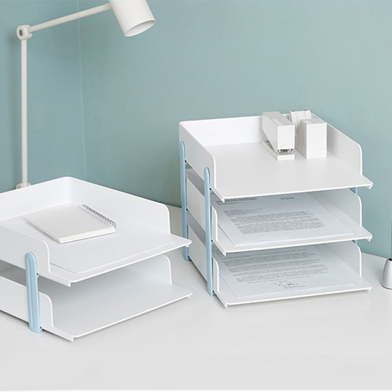 [USD 50.78] Korean SYSMAX Levo Traay series desktop file shelf storage ...