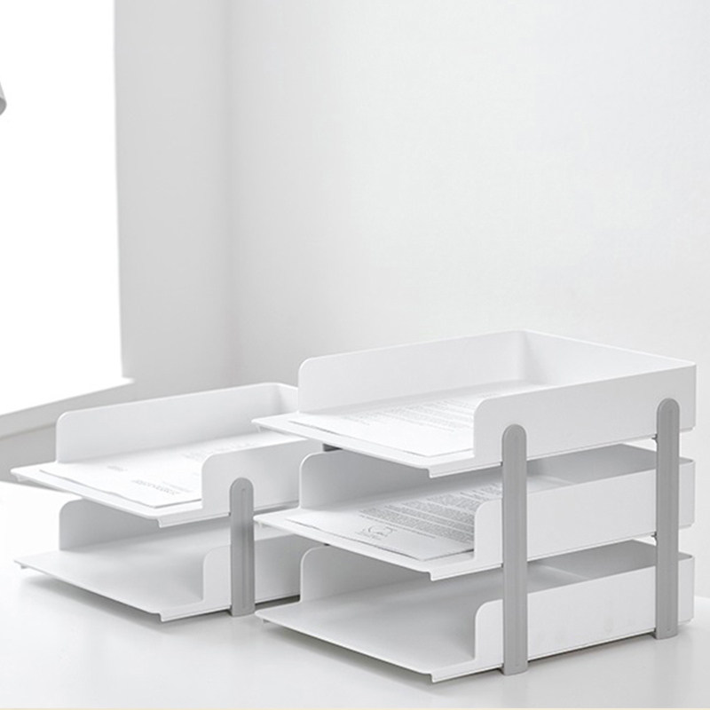 [USD 50.78] Korean SYSMAX Levo Traay series desktop file shelf storage ...