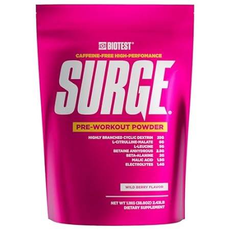 Biotest Surge Pre-Workout Powder：燃脂增肌，燃爆你的训练新体验！-收藏相机-淘宝好物网