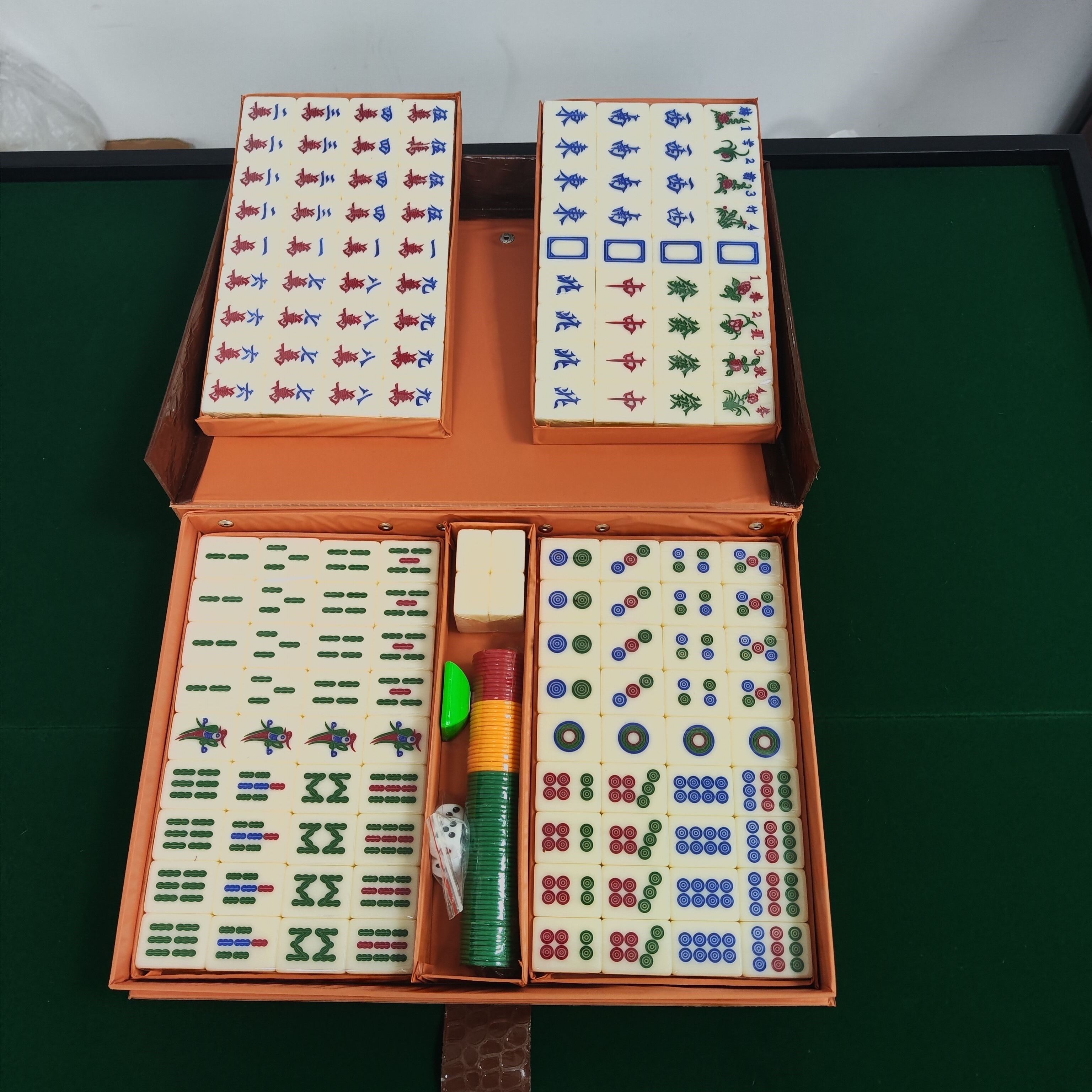 🔥 [exquisite three-layer crystal mahjong] guangdong craftsmanship ...
