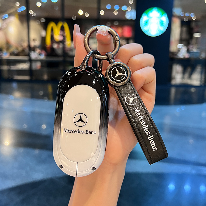 无敌了！奔驰钥匙套新C/E/A/GLA/GLC/GLB/S高级包扣壳，让爱车瞬间高级感UP UP！🌟--淘宝好物网