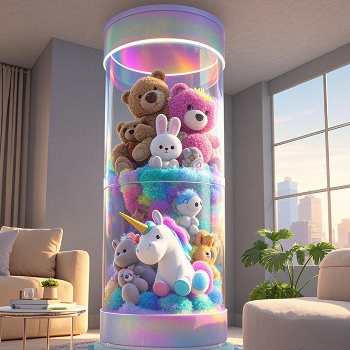 Doll storage bin: the ultimate home organization solution! plush toy ...