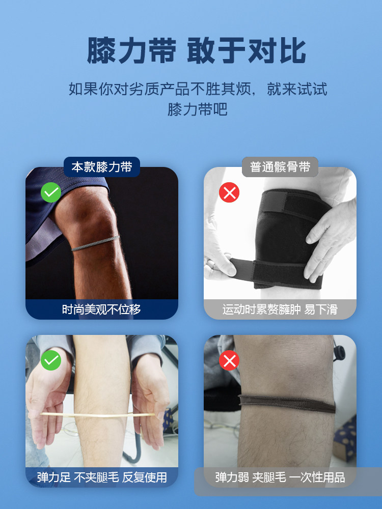 Thin patella belt basketball elastic patella ring men’s and women’s ...