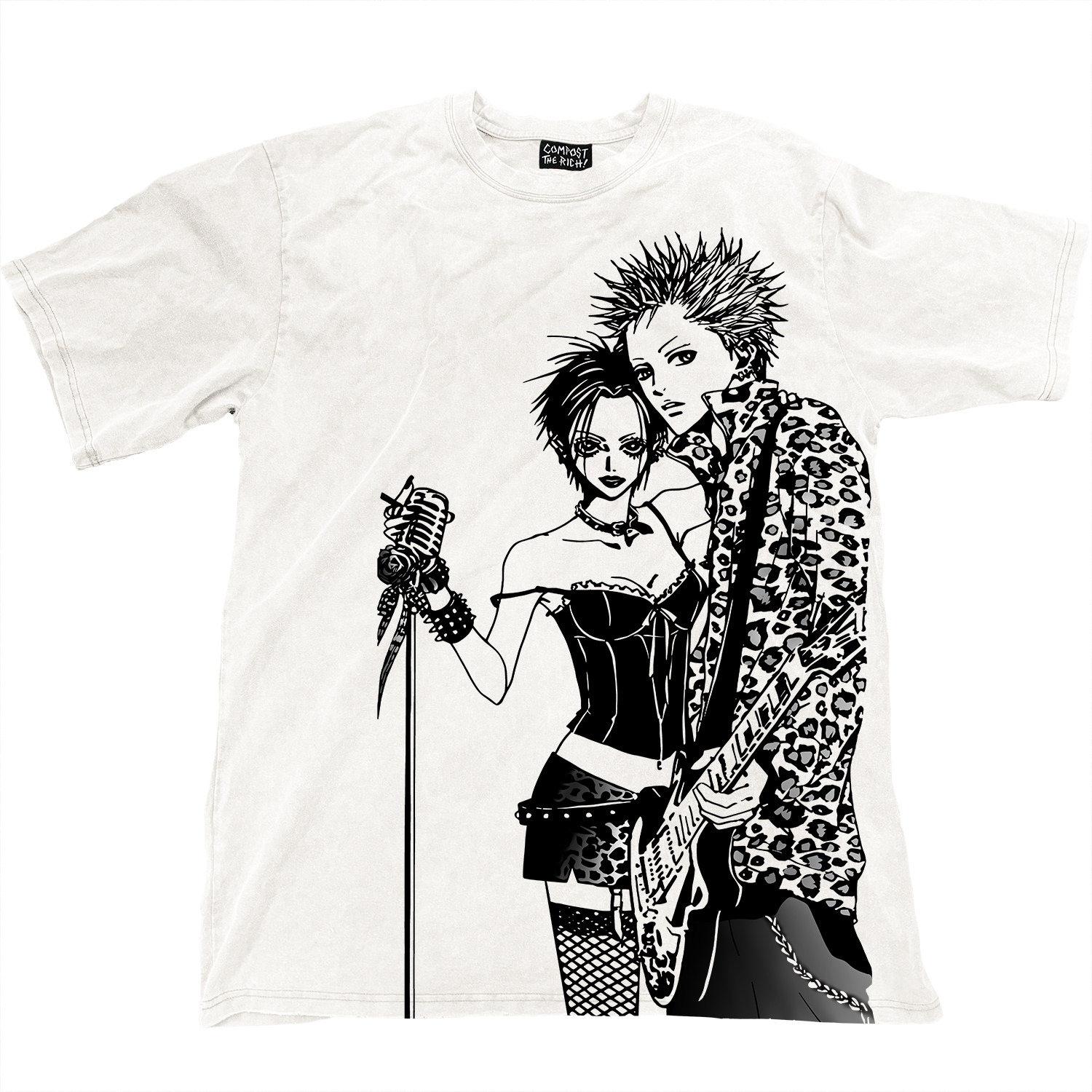 AT荒诞小镇NANA日漫ACGN二次元短袖T恤，90年代风潮如何演绎？-袖扣-淘宝好物网