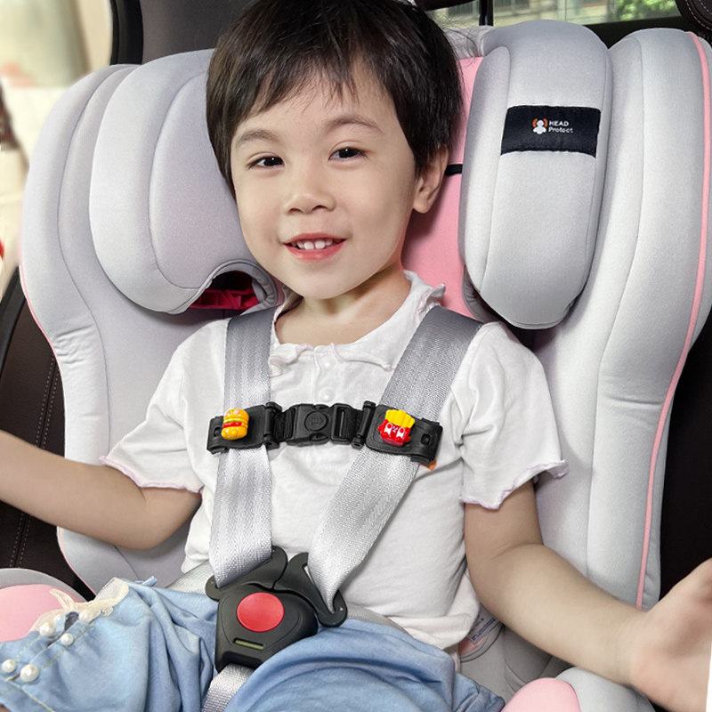 How do car seat accessories like retainer clips, adjusters, buckles ...