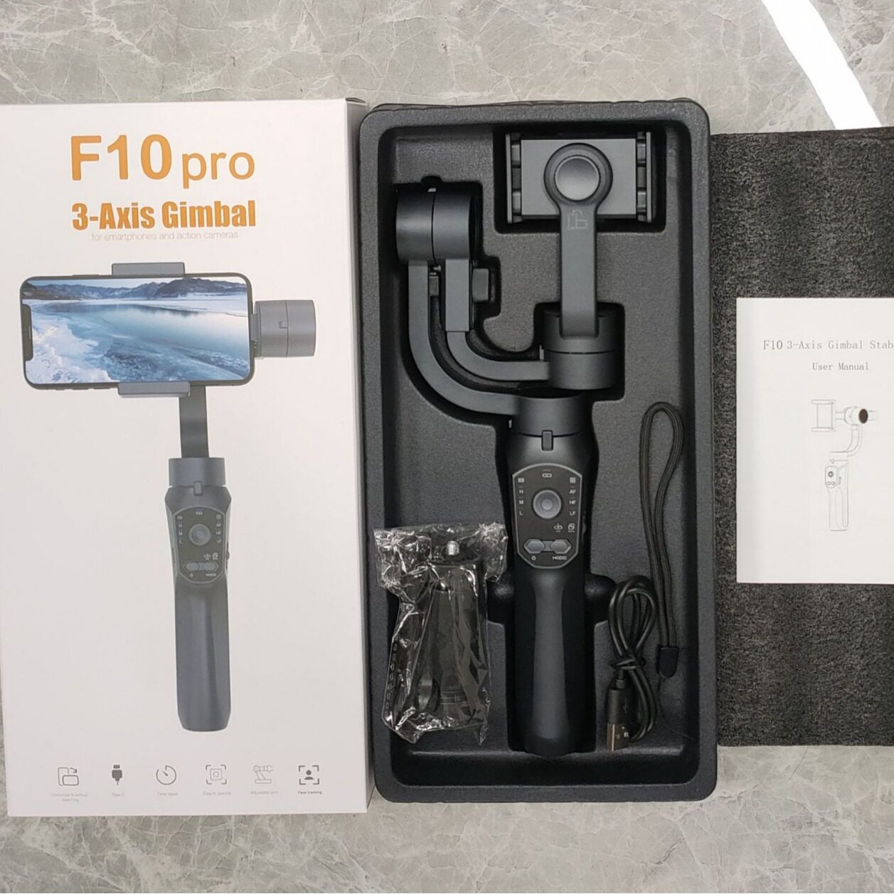 F10 pro handheld three-axis gimbal stabilizer: keep your vlog stable as ...