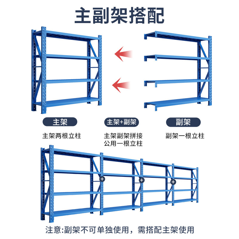 仓库神器来袭！多层货架商用置物架，让你的仓储空间翻倍！-置物架-淘宝好物网
