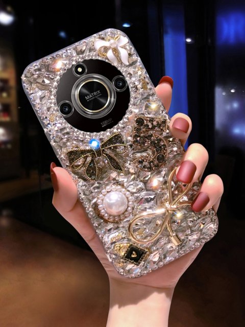 Suitable for Honor X50 mobile phone case X60 light luxury X40 full diamond