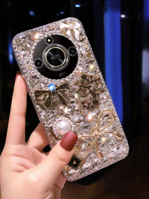 Suitable for Honor X50 mobile phone case X60 light luxury X40 full diamond