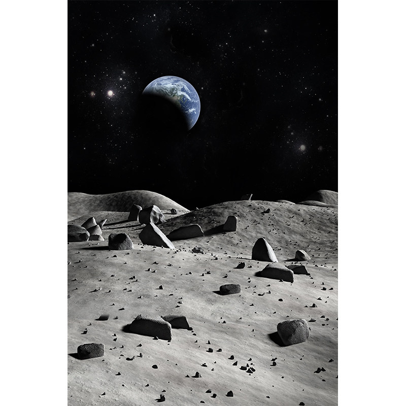 [USD 21.61] Space Moon Studio Backdrop Sci-Fi Cosmic Moon Login Night ...