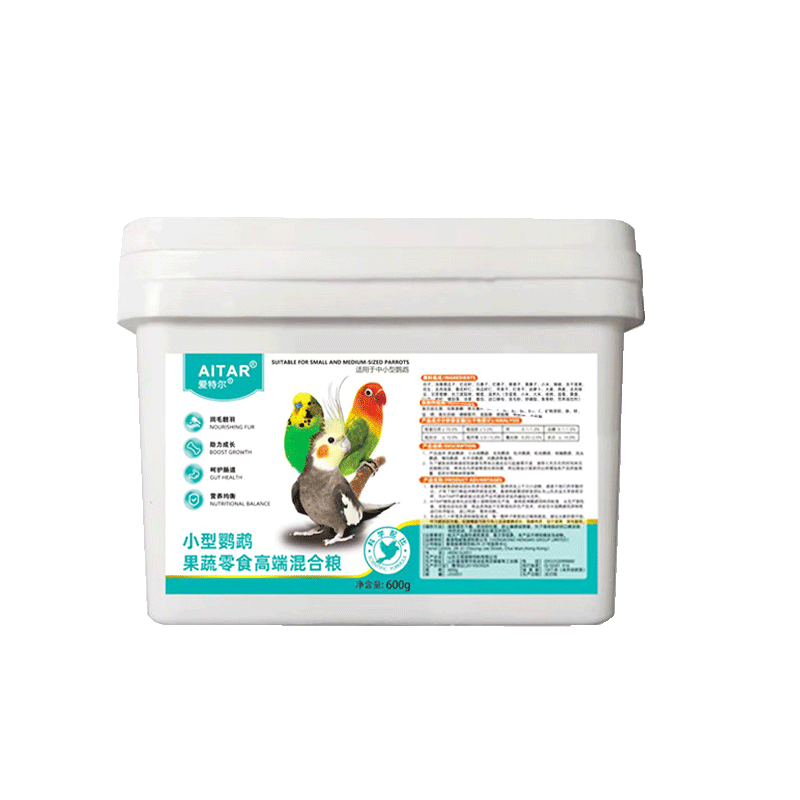 AITAR鹦鹉果蔬混合粮和尚虎皮牡丹零食玄凤小太阳粮食爱特尔饲料