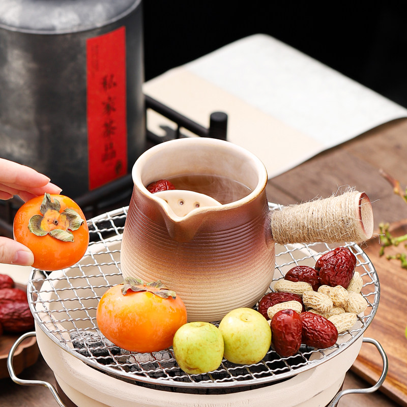 Tank Pot Roast Milk Tea Cooking Teapot Home Full Set Pottery Pot Roast ...