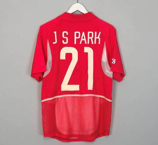2002复古韩版J.H.AHN & J.S.PARK足球球衣：重温经典，穿上就是回忆杀！-足球服-淘宝好物网