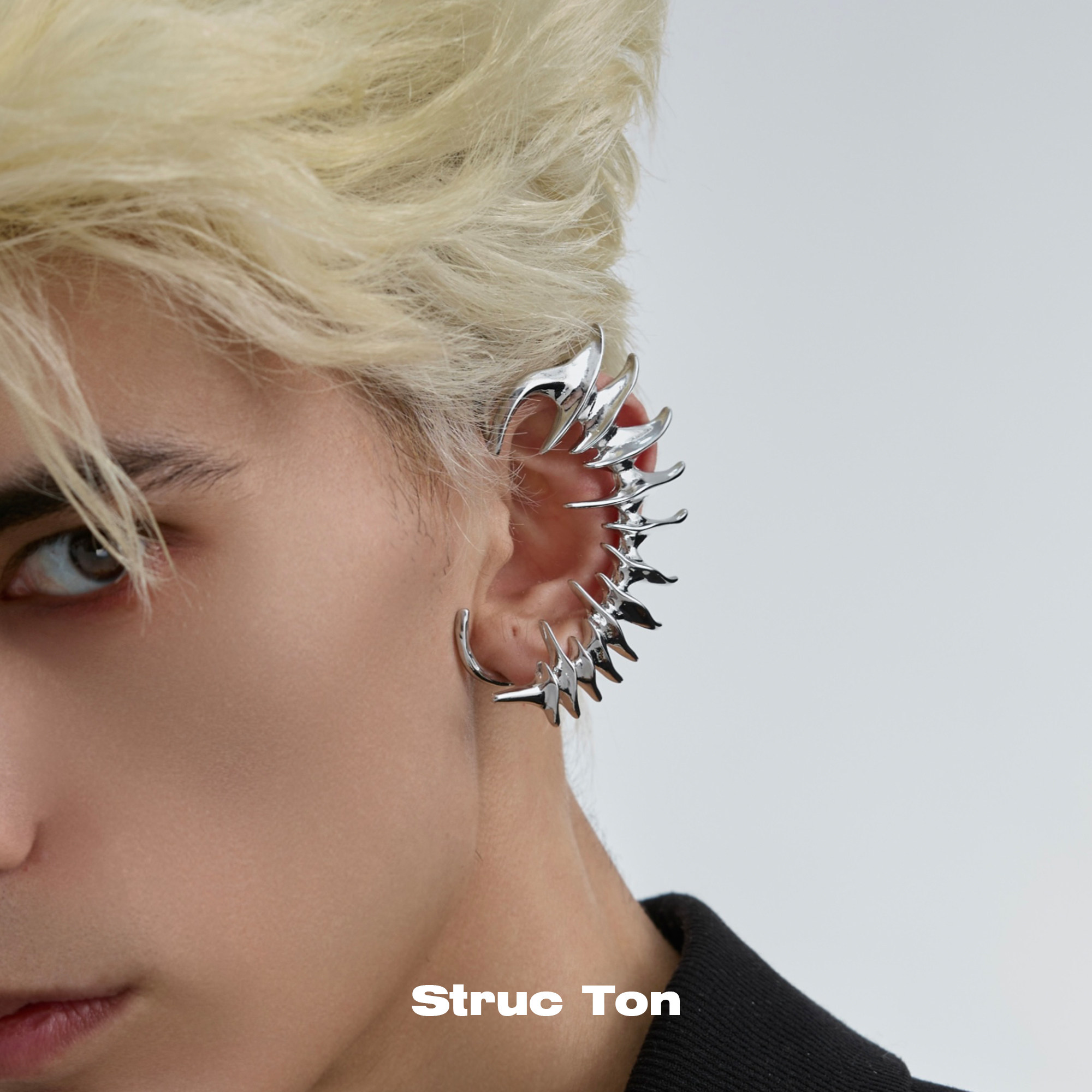 The mechanical revolution on the ears! struc ton without pierced ear ...