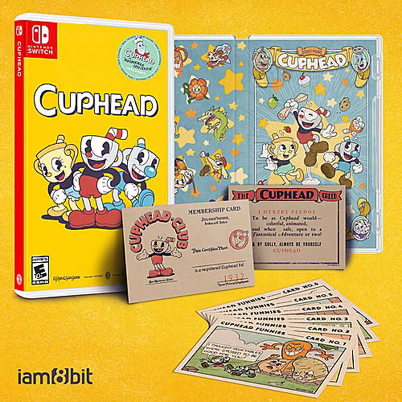 全新任天堂首发特典版 Switch游戏卡带NS茶杯头含DLC中文 Cuphead 真香警告！_任天堂SWITCH游戏软件_淘宝游戏网