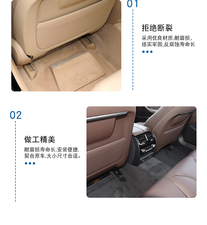 52107408213,52107408适用宝马5系7系座椅导轨支架饰板X5X6-阿里巴巴