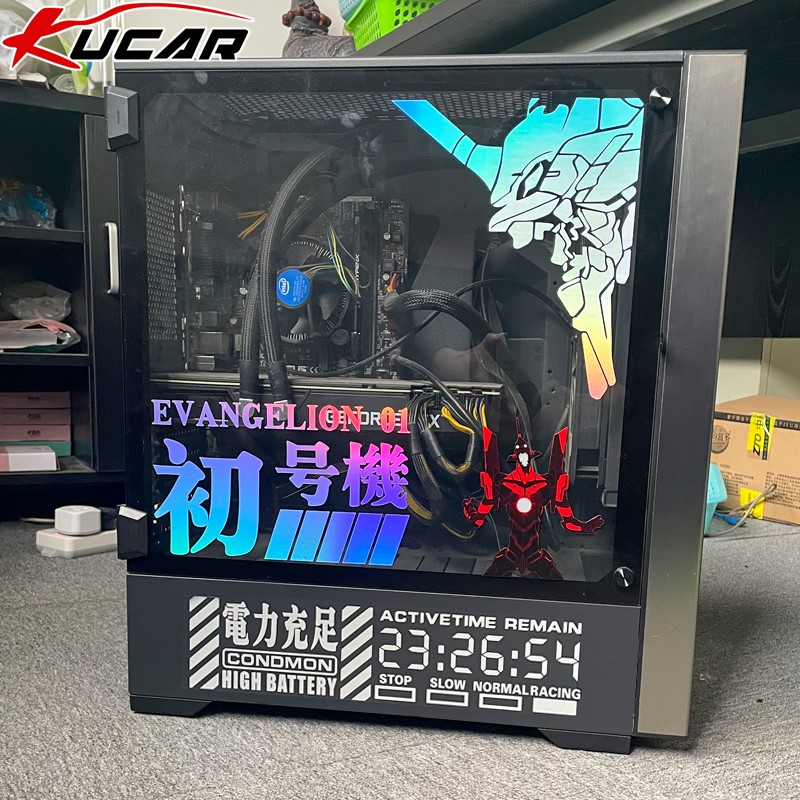 eva贴纸电脑机箱二次元新世纪福音战士初号机行李箱电动车汽车贴-Taobao